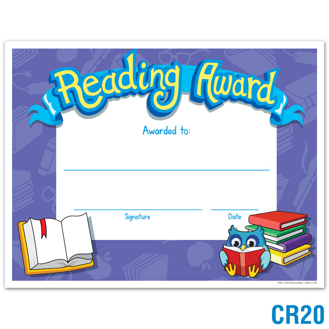 Reading Awards For Students
