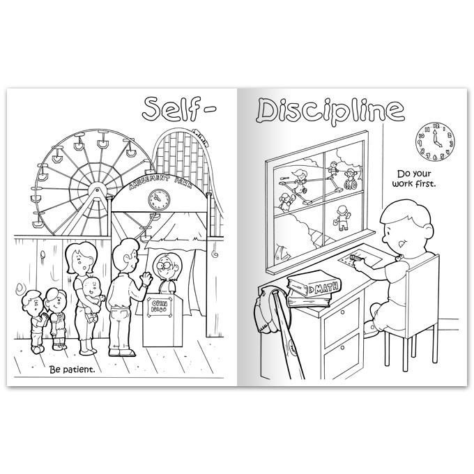On Self Discipline Coloring Pages Coloring Pages