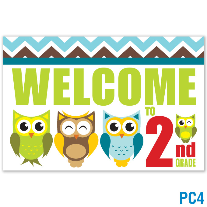 Welcome to 2nd Grade Postcard - School Supplies - School Mate