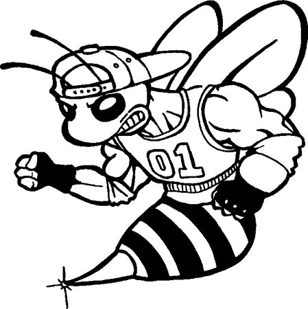 51 hornet coloring page